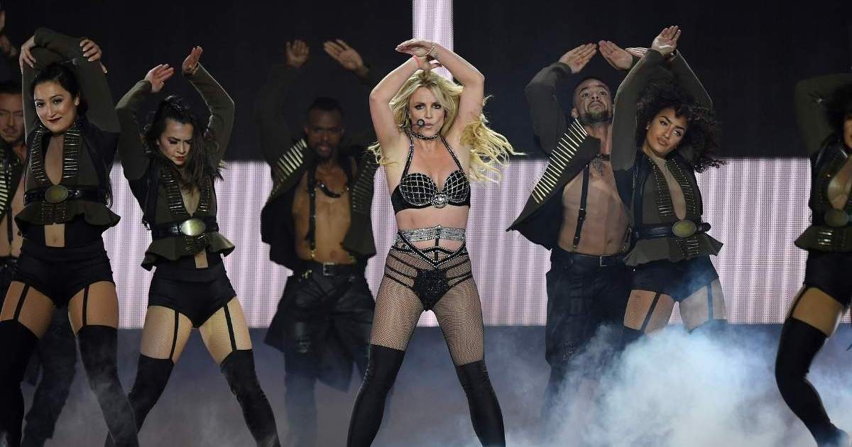 Britney Spears Experiences Wardrobe Slip Up Dancing In Sheer Bodysuit 5487