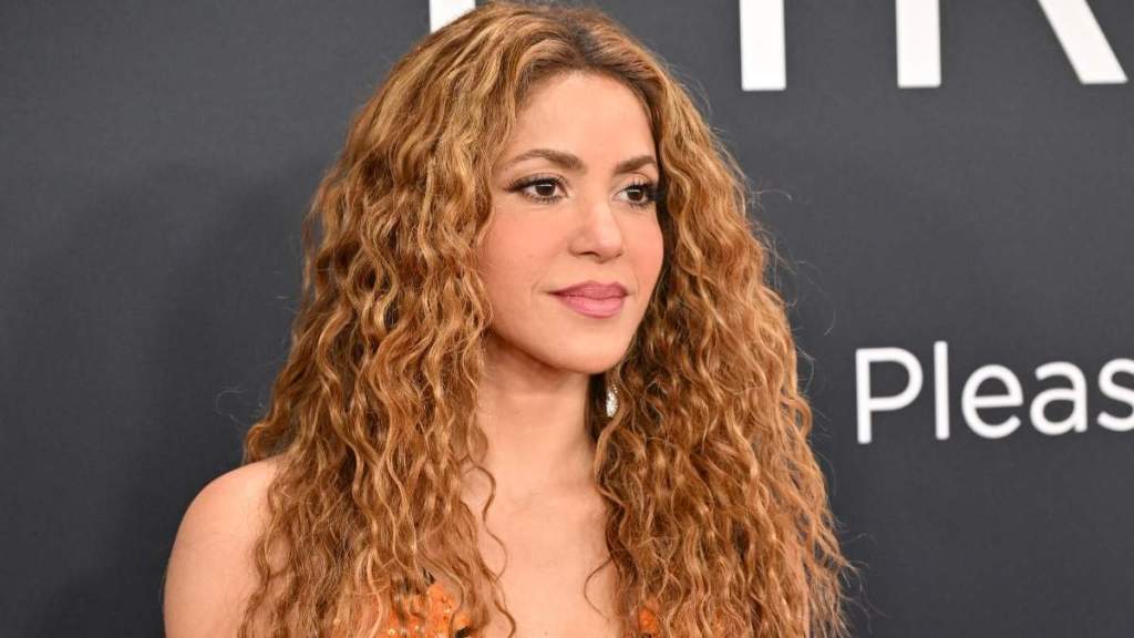 Shakira Stuns in Sheer Dress With a Sky-High Slit - Mandatory