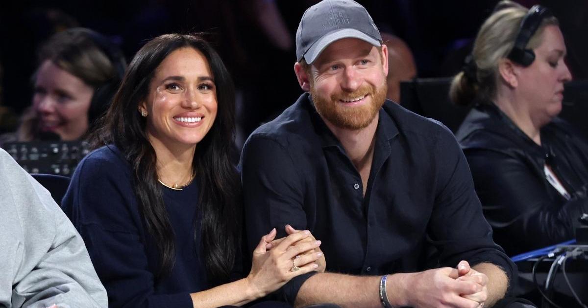 Prince Harry & Meghan Markle Take Date Night Courtside Amid Rumors ...