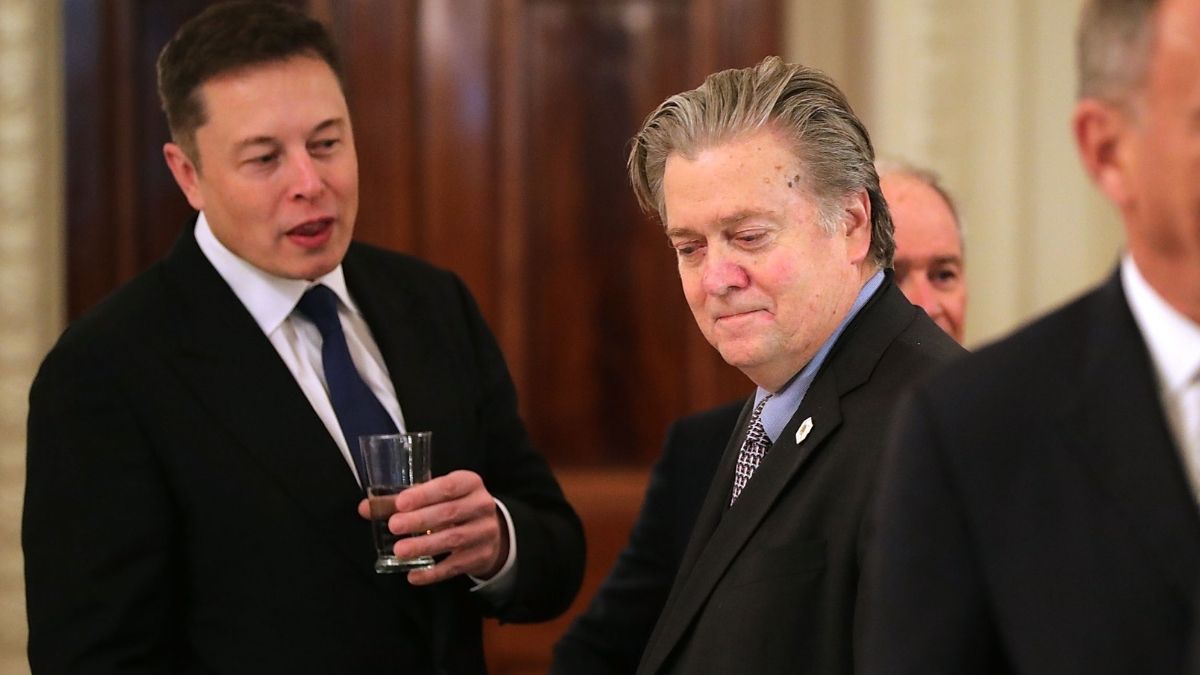Elon Musk Calls Steve Bannon 'Evil' After Epstein Files Release - Mandatory