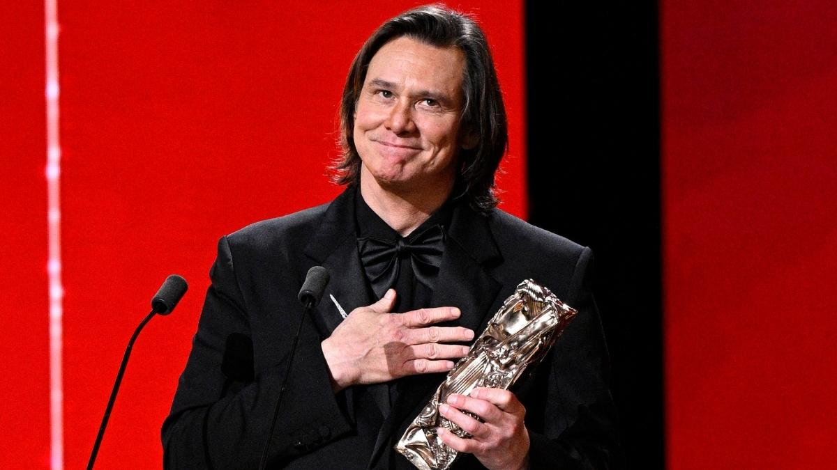 Jim Carrey Snubs Press With a Cheeky Message at Cesar Awards 2026 ...