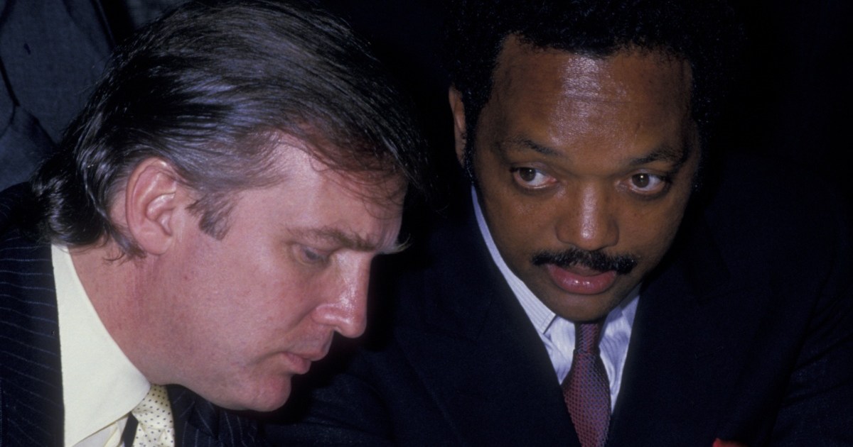 Donald Trump Honors 'Good Man' Jesse Jackson While Calling Out Democrats