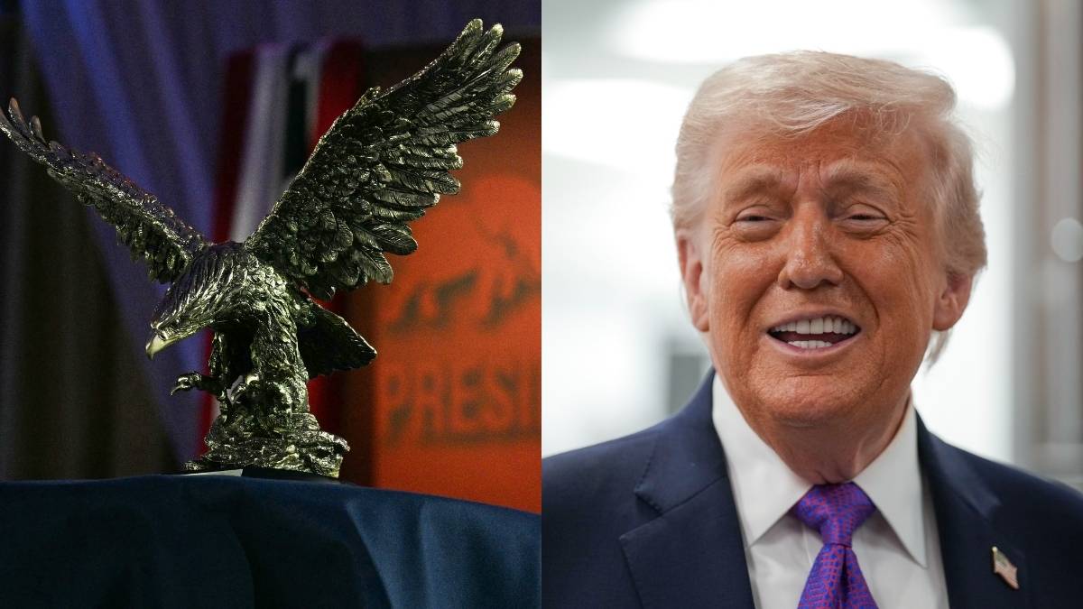 Donald Trump Receives an Award Amid Iran War - Mandatory