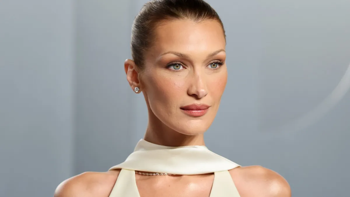 Bella Hadid Steps Out in Sheer Look With Bold Neckline for Oscars After ...