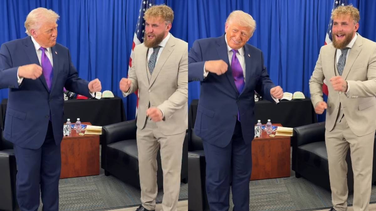 Donald Trump Does YMCA Dance With Jake Paul & Internet Has Thoughts ...