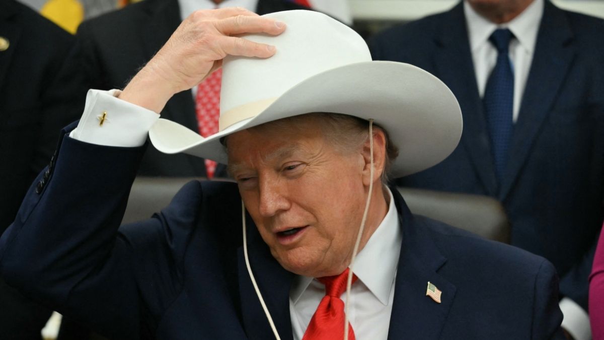 Donald Trump Goes Viral for Wearing $10K Cowboy Hat - Mandatory