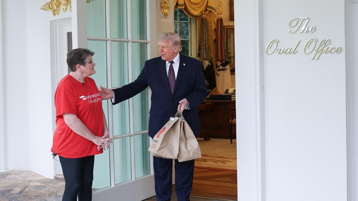 Donald Trump Calls McDonald's DoorDash Stunt 'Tacky' - Mandatory