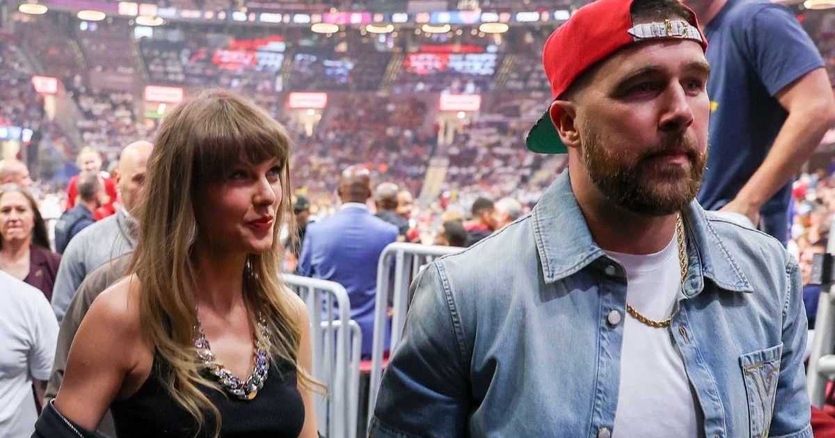 Taylor Swift’s Gesture to Travis Kelce at Knicks Game Goes Viral ...