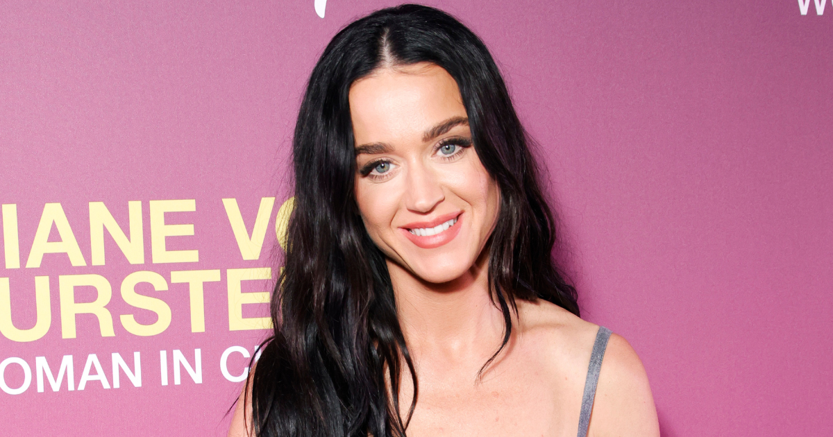Katy Perry Puts on a Leggy Display in Fur-Trimmed Minidress - Mandatory