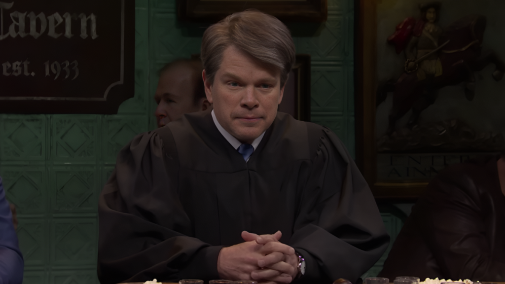 Matt Damon S Brett Kavanaugh Promises A Donald Trump Third Term On Snl