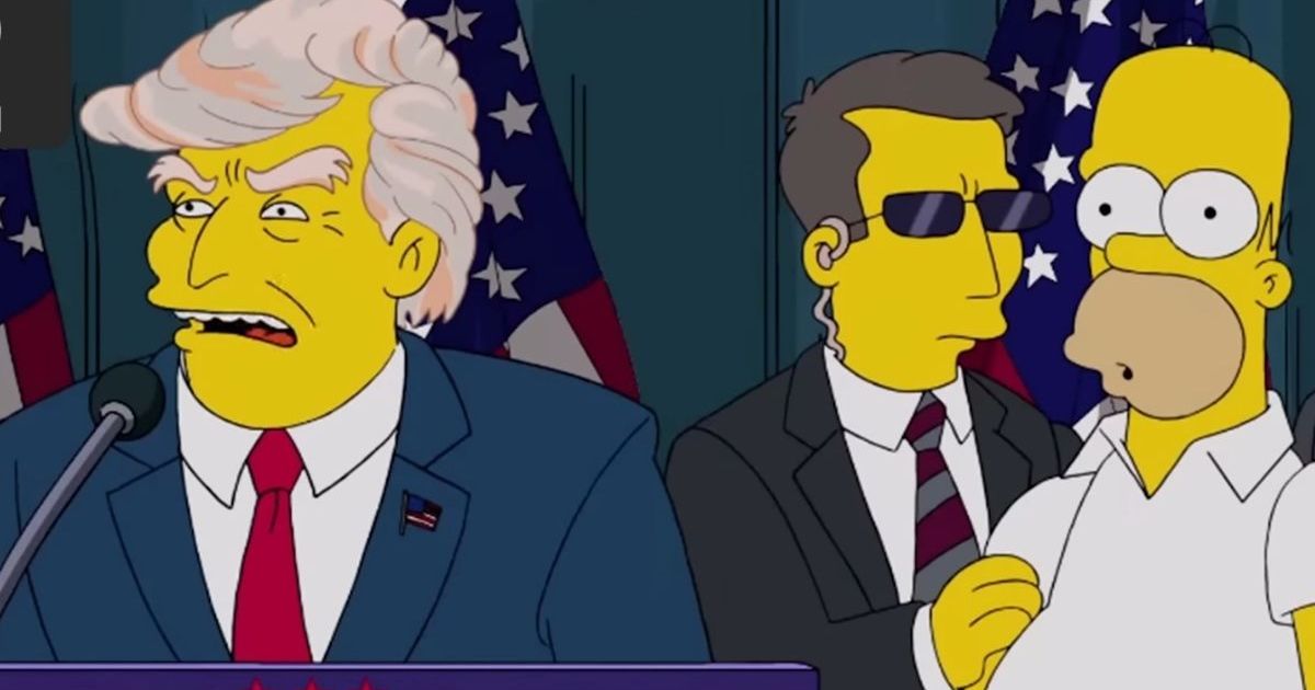 Writer Who Predicted ‘President Trump’ on The Simpsons Launches White ...