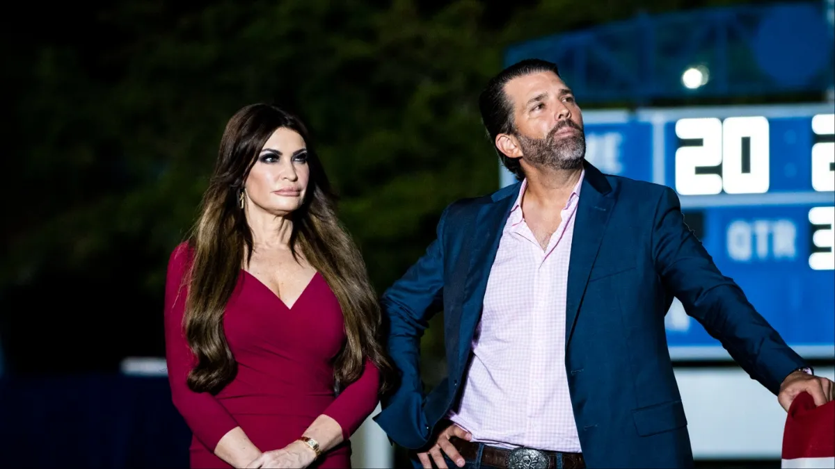 Donald Trump Jr.’s New Wife Post Resurfaces Kimberly Guilfoyle Drama ...