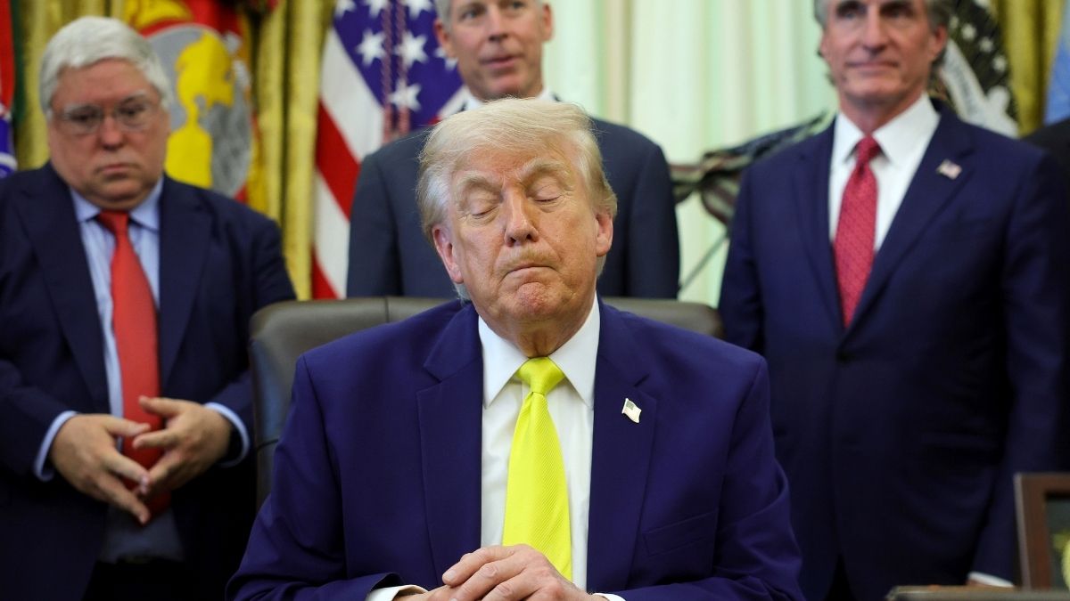 Donald Trump's Oval Office Moment Sparks Brutal Nicknames - Mandatory