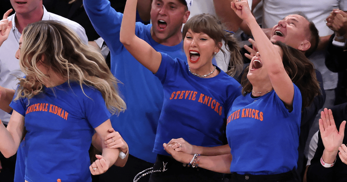 Taylor Swift Honors Stevie Nicks With Her Knicks Game 4 Style - Mandatory