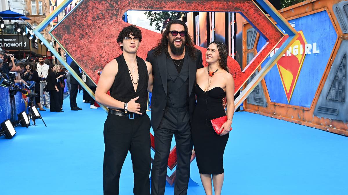 Jason Momoa’s Kids Steal the Spotlight at ‘Supergirl’ Event - Mandatory