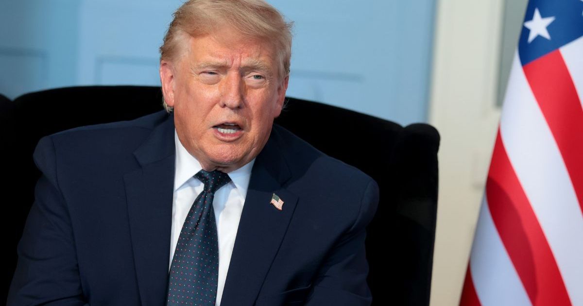Donald Trump's Actions in His Chair at G7 Raised Eyebrows - Mandatory