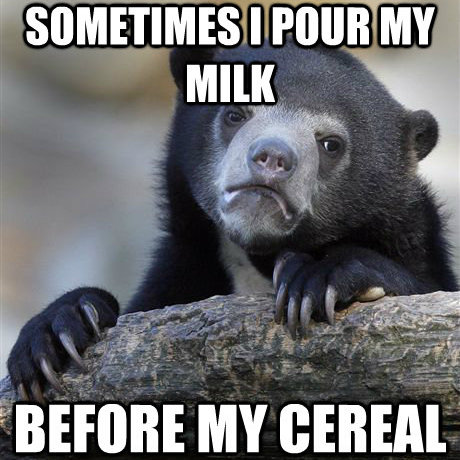 Meme VS. Meme: Cereal Or Milk First?