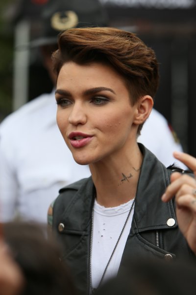 Ruby Rose Went To Universal Studios